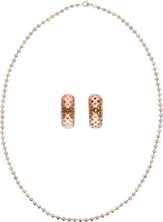 Faina Set: Kette und Ohrringe