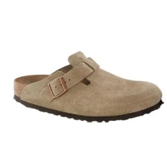 Birkenstock Boston Soft Footbed Narrow Fit - Homme - Chaussures - Beige - Taille: 41 EU