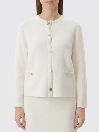 Fabiana Filippi Kurze Jacke aus Schurwolle mit Rundhalsausschnitt
