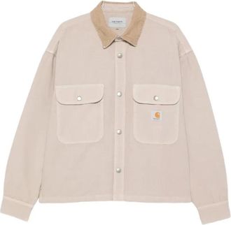 Carhartt Work in Progress Homme, Vestes, Beige, Taille: L Prescott Shirt Jac