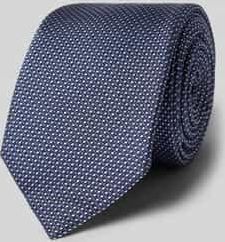 HUGO BOSS Seidenkrawatte mit Webstruktur