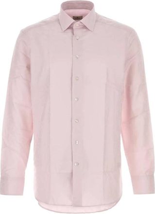 Etro Homme, Chemises, Rose, Taille: XL Roma Long-Sleeve Shirt