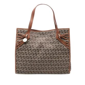 Fendi Pre-owned Canvas Tote - Femme - Pre-owned - Brun - Taille: ONE Size