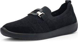 Ara Femme Lissabon 4.0 Mocassin, Noir, 36.5 EU