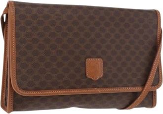 Celine Pre-owned Vintage Sac Bandouli&egrave;re en Plastique - Femme - Pre-owned - Brun - Taille: ONE Size