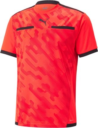 Puma Herren Teamliga Referee Jersey Schiedsrichter-Shirt, Red Blast-puma, Schwarz, XXL EU