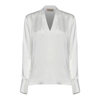 Blanca Vita Blouse Diamante - Femme - Blouses et Chemises - Blanc - Taille: 40 FR