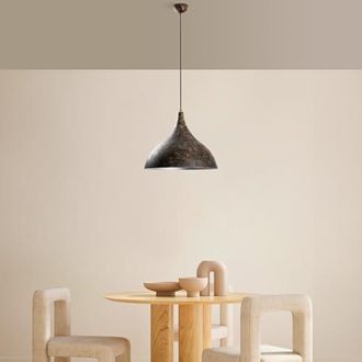 Opviq Elegant Adjustable Chandelier, Antiquation Finish, &Oslash;41 cm | Metal Body, Height 42-133 cm, 1 x E27 Max 40W | Perfect for Modern Living Spaces