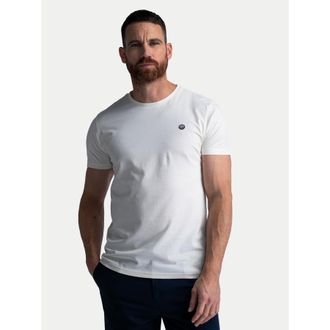 Petrol Industries T-Shirt M-1040-TSR002 Wei&szlig; Slim Fit
