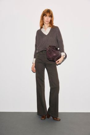 Gerard Darel Pull V oversize en cachemire - ESMEE - Marron