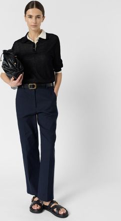 Gerard Darel Pantalon en coton &agrave; bandes - AYLINE - Marine