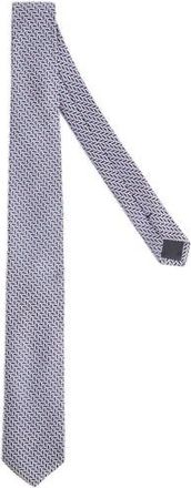 Au Printemps Paris Cravate &agrave; motif en soie