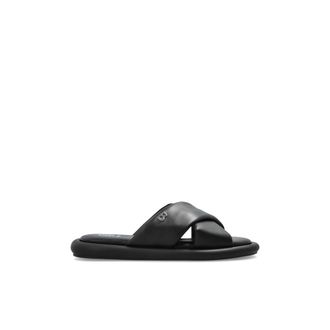 Bogner Homme, Chaussures, Noir, Taille: 42 EU Portofino Leather Slides