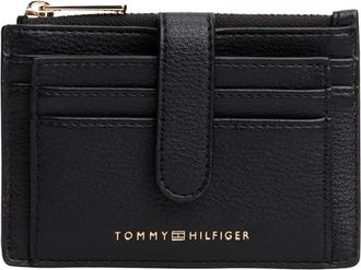Tommy Hilfiger Th Flag CC Holder Aw0aw18027, Porte-Cartes Femme, Black (Black), Taille Unique