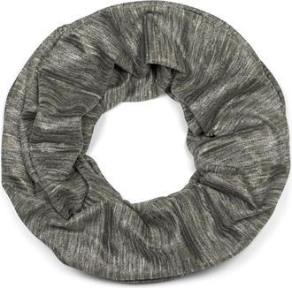 styleBREAKER Schlauchschal Loop Schal mit Glitzerfaden und kleinen Pailletten