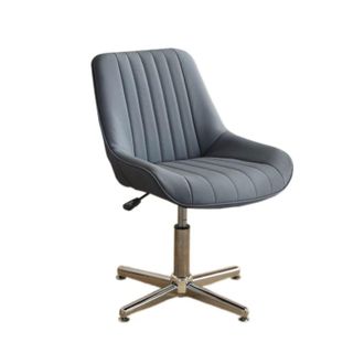 Generic B&uuml;rostuhl, Armloser Computerstuhl for Zuhause Mit Lendenwirbelst&uuml;tze Mit Niedriger R&uuml;ckenlehne, H&ouml;henverstellbar, Kann 80 Kg Tragen(Color3)