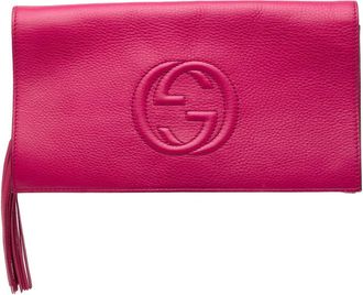 Gucci Clutches - Leather Soho Disco Clutch - Gr. unisize - in Gold - f&uuml;r Damen