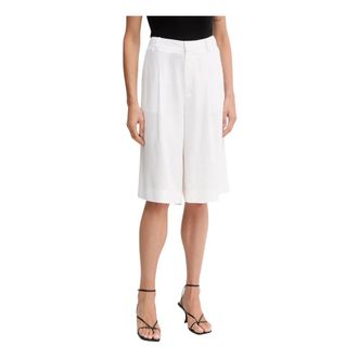 Gestuz GZizza Shorts en lin - Femme - Shorts - Blanc - Taille: 42 FR