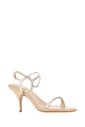 Chlo&eacute; Womens Zia Sandal Beige Lamb