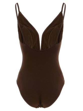 Eres Galbe One-Piece Swimsuit - Brown