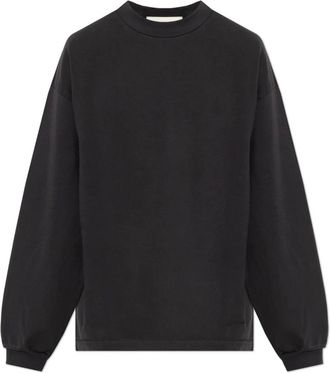 Fear of God Femme, Sweatshirts et sweats &agrave; capuche, Noir, Taille: 36 FR Crew Neck SweaT-shirt