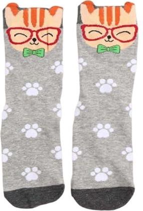 Generic Chaussettes Femme Chaussettes Chaudes Femme Chaussettes Thermiques Femme De Classique Chat Douillettes Imprim&eacute;s Mignons Id&eacute;ales Comme Bas De No&euml;l Ou C