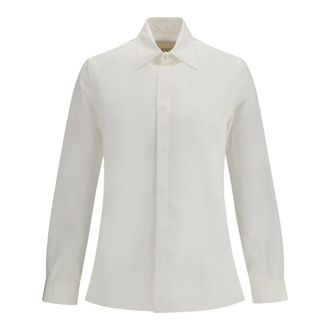 Valentino Rockstud Untitled Baumwollhemd - - Shirts - Herren - Wei&szlig; - L
