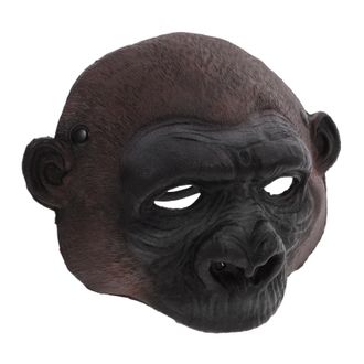 Luxshiny Gorilla Maske aus PU für Halloween Einzigartige Tier Cosplay Maske für Kostümparty und Veranstaltungen Gruselige Affenmaske für Unvergessliche