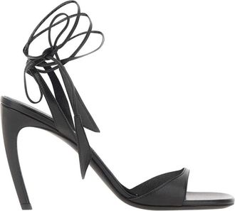 The Attico Femme, Chaussures, Noir, Taille: 40 EU Ora Sandal