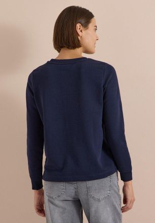Cecil Sweatshirt mit Elastiksaum und Tunnelzug