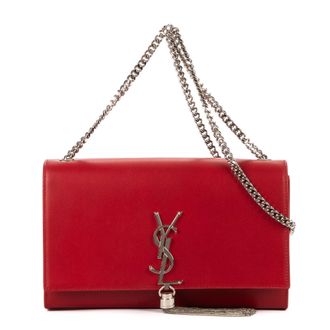 Saint Laurent Crossbody Bags - Kate Tassel Medium - Gr. unisize - in Rot - f&uuml;r Damen