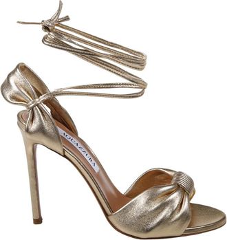 Aquazzura Femme, Chaussures, Jaune, Taille: 39 1/2 EU Carina Sandal 105