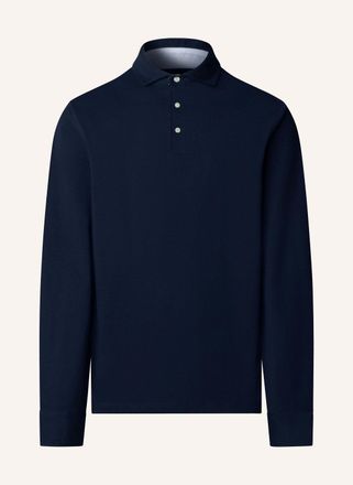 Hackett Poloshirt Multi Trim Jersey Ls blau