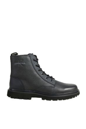 Calvin Klein Herren Mid Boot Stiefel Eva Laceup zum Schn&uuml;ren, Schwarz (Triple Black), 44