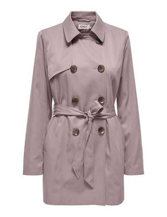 Only Onlvalerie Trench Otw Noos, Mauve, XL