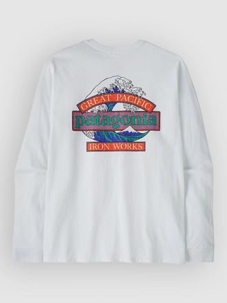 Patagonia Great Waves Responsibili- T-Shirt manches longues blanc