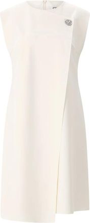 La Petite Robe Di Chiara Boni Femme, Robes, Beige, Taille: 40 FR Robes Portefeuille