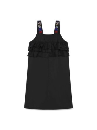 Sonia Rykiel Strappy Cotton Dress - Black