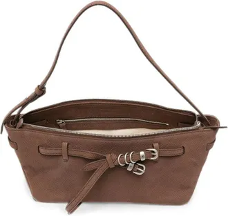 Margesherwood Grained Calf Leather Shoulder Bag - Brown