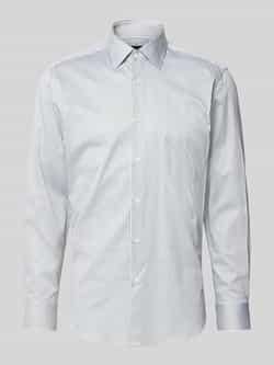 HUGO BOSS Regular Fit Businesshemd aus Baumwoll-Mix Modell H-Joe-kent