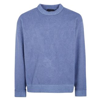 Rains Round-Neck Strickwaren - - Knitwear - Herren - Blau - L