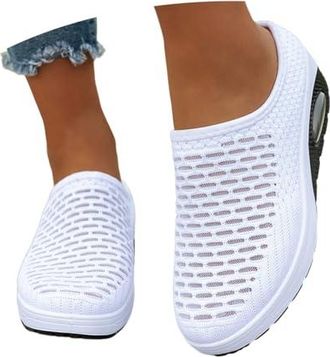 Generic Chaussons dété confortables à semelle épaisse antidérapante pour la salle de bain et les moments de détente (White, 42)