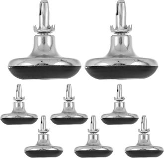 SOLUSTRE Homoyoyo 8 St&uuml;ck Teiliges M&ouml;belfu&szlig; Hochwertigem Verchromtem mit Stabilem Stift Design Belastbar und Einfach zu Montieren rutschfest f&uuml;r Sofas Bettrahm