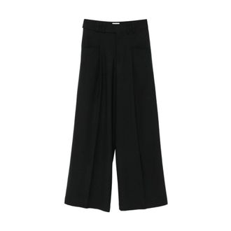 Closed Weite Hose mit Bundfalten - - Trousers - Damen - Schwarzk - W28 L32