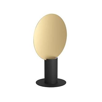 Eglo LED Tischlampe Sarona, geometrische Nachttischlampe, Tischleuchte aus Metall in Gold und Schwarz, Deko Lampe f&uuml;r Schlafzimmer und Wohnzimmer, inkl. GU