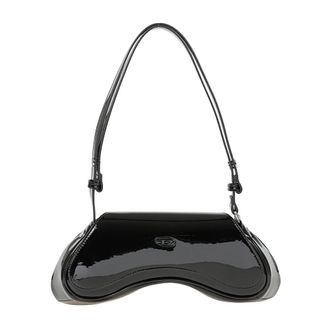 Diesel Strukturierte Asymmetrische Schultertasche - - Bags - Damen - Schwarzk - ONE SIZE