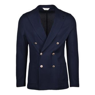 Paoloni Blazer Doppiopetto - - Jackets - Herren - Blau - M