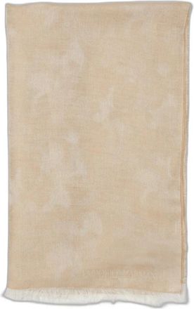 Emporio Armani Stola aus Leinenmischung - - Accessories - unisex - Beige - ONE SIZE