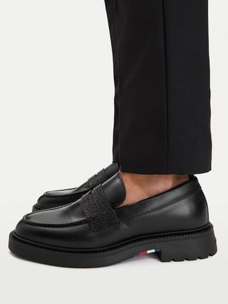 Tommy Hilfiger Slipper Tommy Hilfiger Corporate Casual FM0FM05968 Schwarz