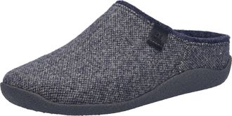 Josef Seibel Herren Pantoffeln Vince.04,Weite H (Weit),Wechselfußbett,House-Slipper,schlapfen,drinnen,Indoor,daheim,dunkelblau,43 EU